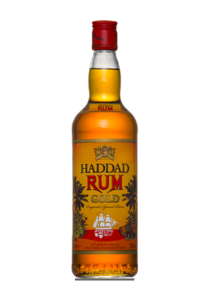 Get Spiritz | Haddad Gold Rum 1L | Premium Rum | Buy Rum Online Amman