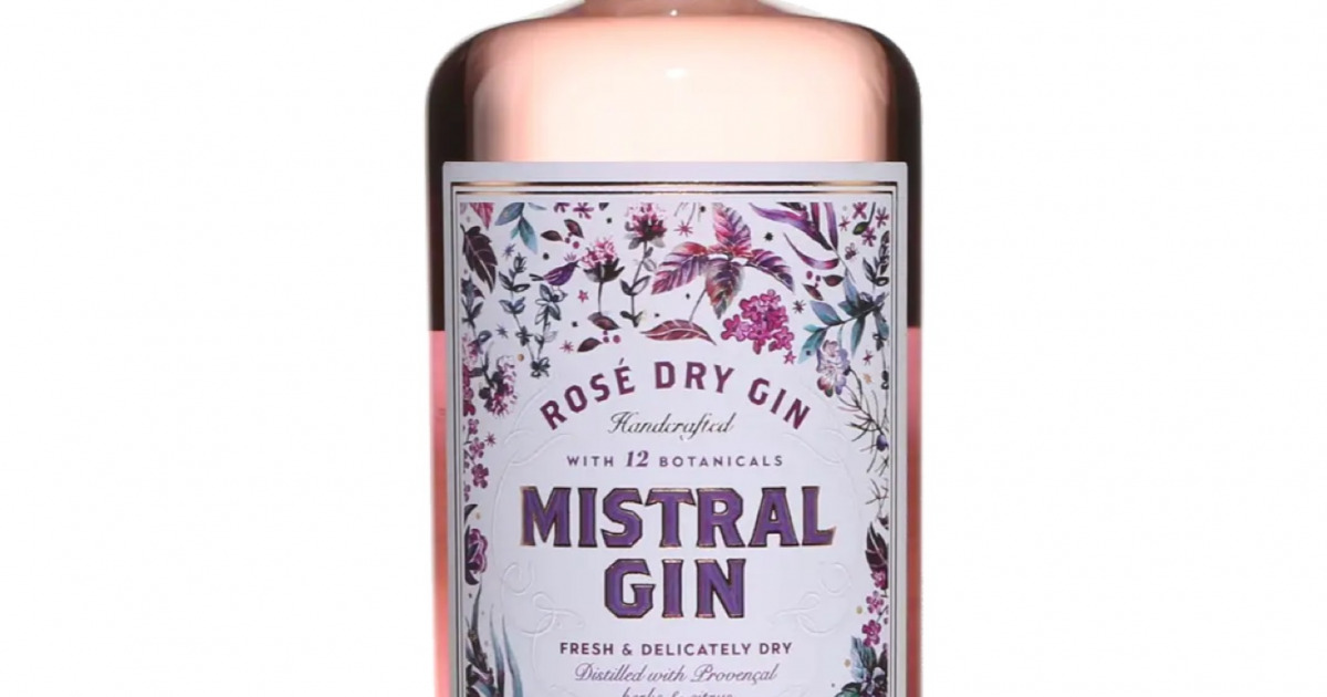 Get Spiritz | Mistral Pink Gin 70cl – Elegant Rosé Gin with a ...